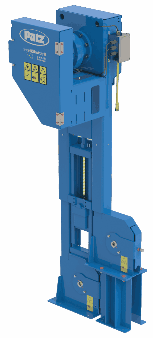 IntelliShuttle® Box Alley Scraper - Patz Corporation