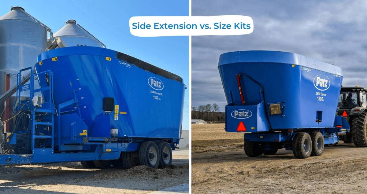 Side Extensions vs. Size Kits - Patz Corporation